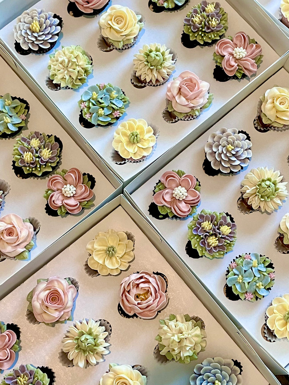 Mini Cupcake Gallery – The Lilac Rose Cupcakery